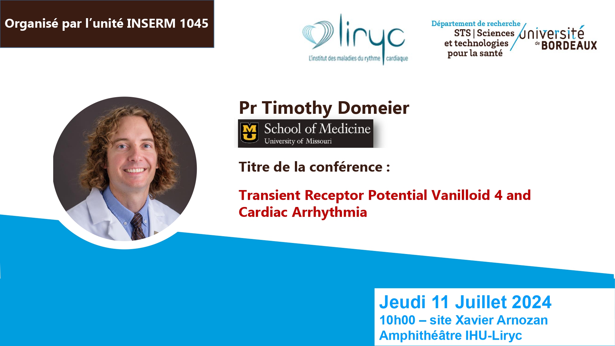 Special Lecture Pr.Timothy Domeier - Transient Receptor Potential ...