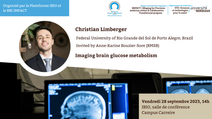 Conférence IBIO - Imaging brain glucose metabolism par Christian ...